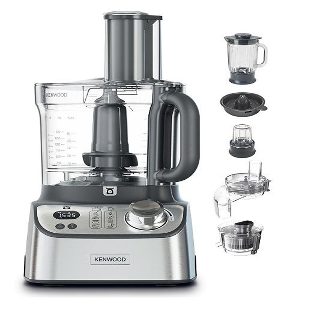 Powerful 1000W motor food processor- with patented ‘Dual Drive system ...