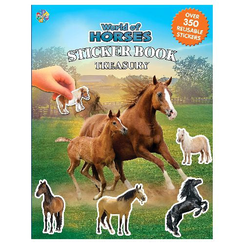 Phidal World of Horses Sticker Books Treasury Activity Books for Kids ...